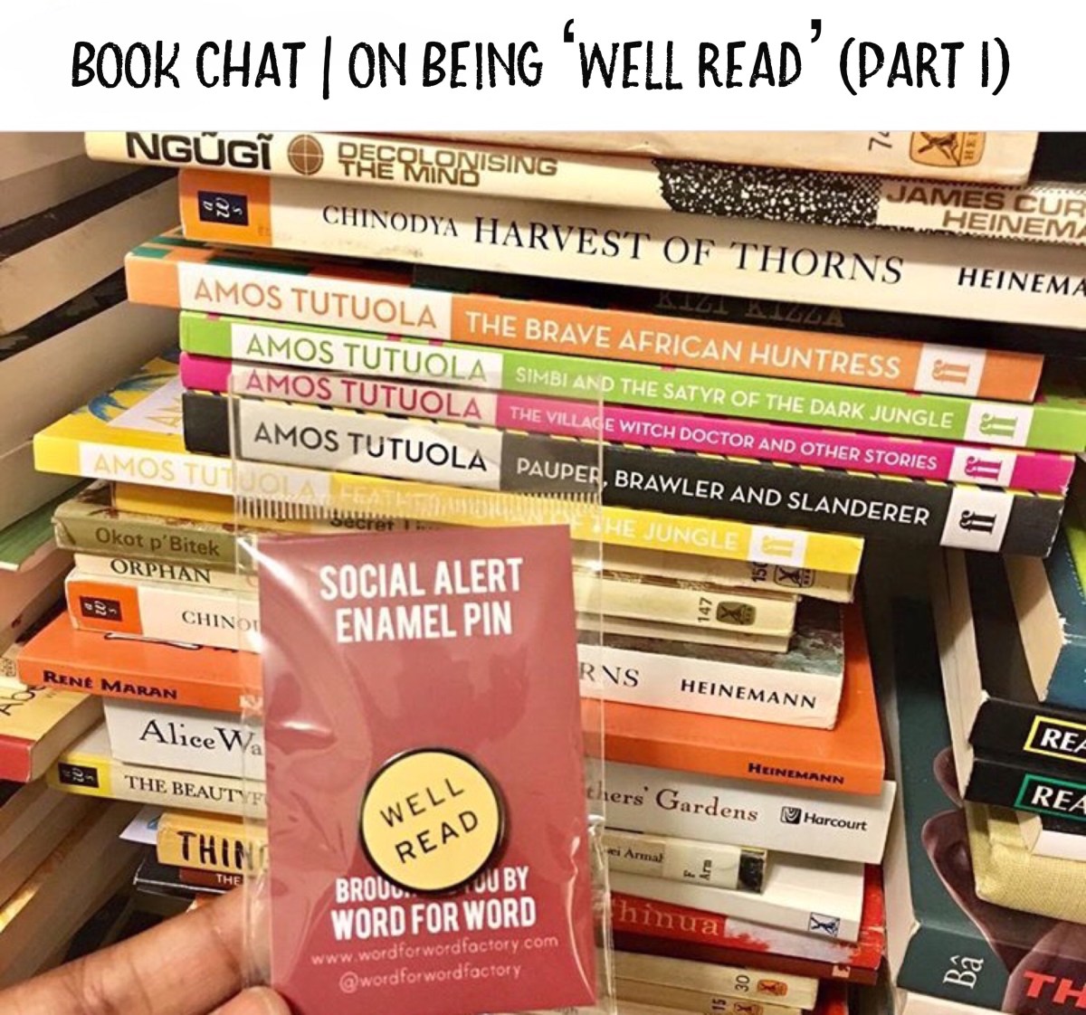 Book Chat | On being ‘well read’ (part 1) – African Book Addict!