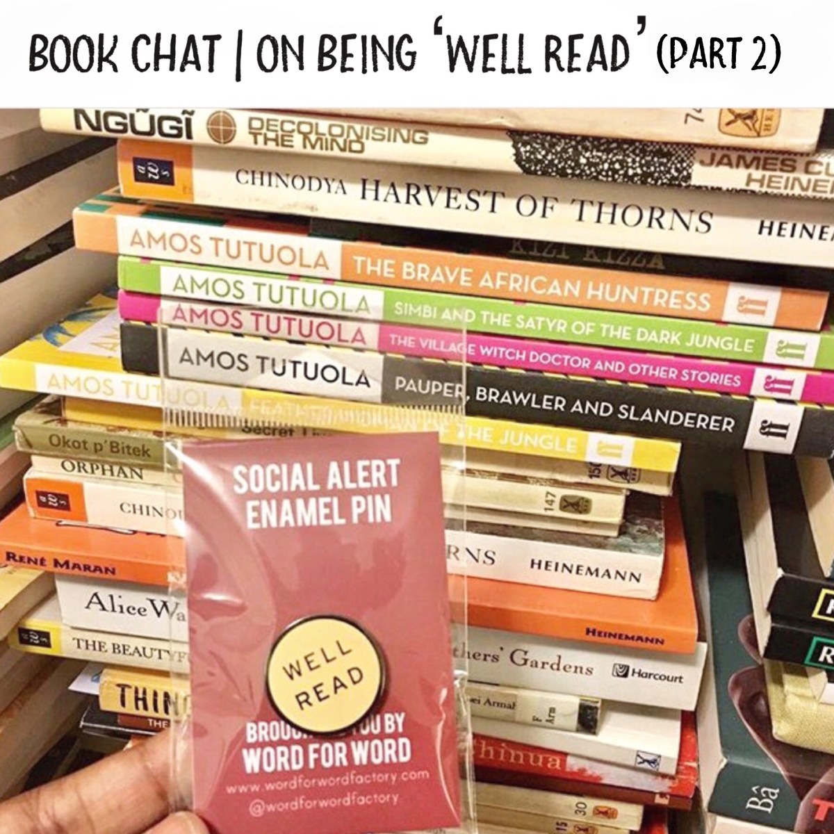 Book Chat | On Being ‘Well Read’ (part 2) – African Book Addict!