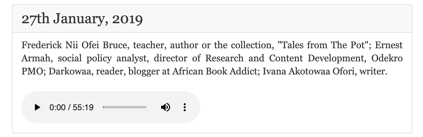 FEATURES – African Book Addict!
